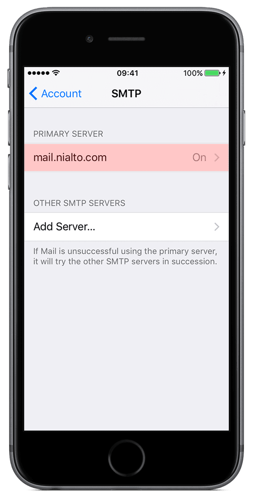 How To Use Full SSL Encryption On iPhone Mail • Nialto Services Limited